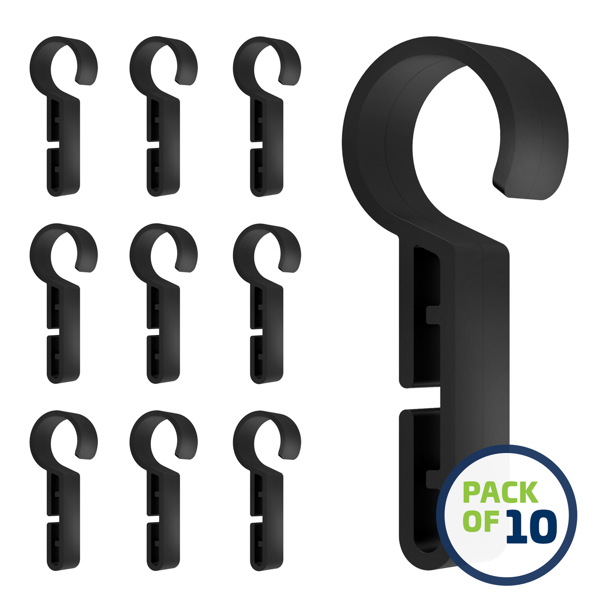 Headlight Mounting Clips for Hard Hats & Helmets | Pack of 10, 20, or ...